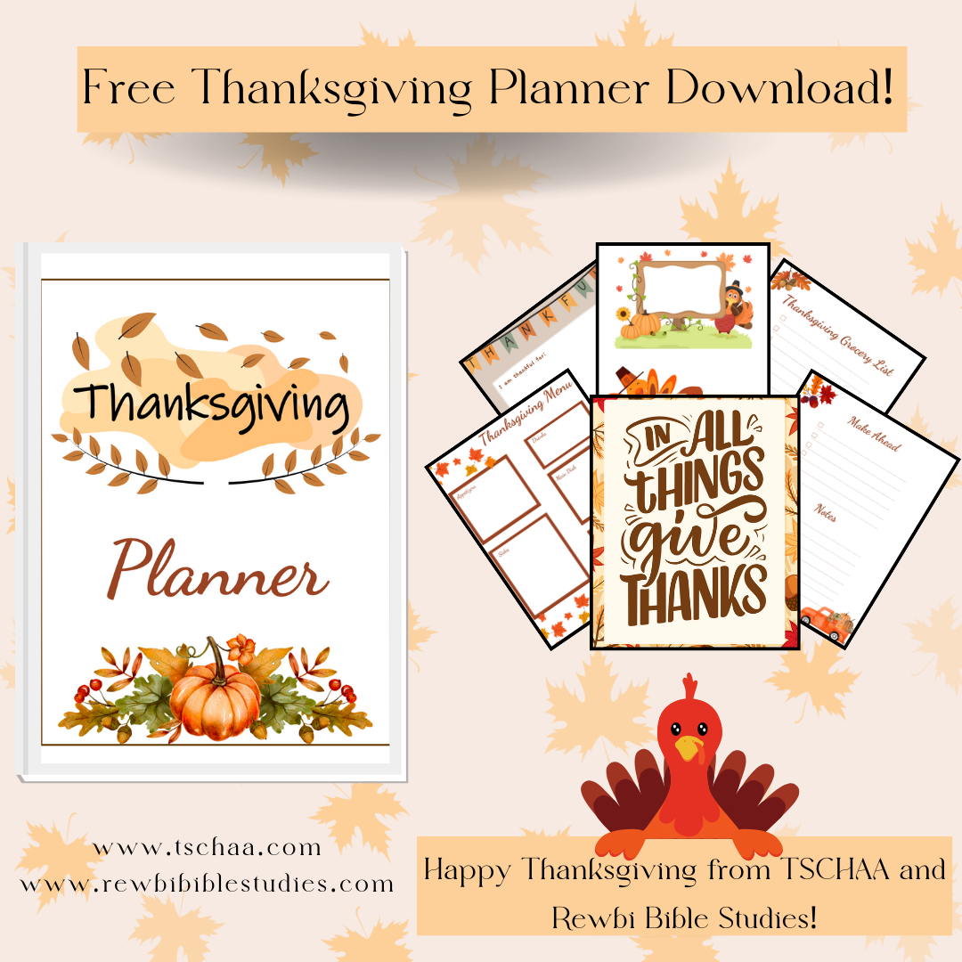Thanksgiving Day Planner